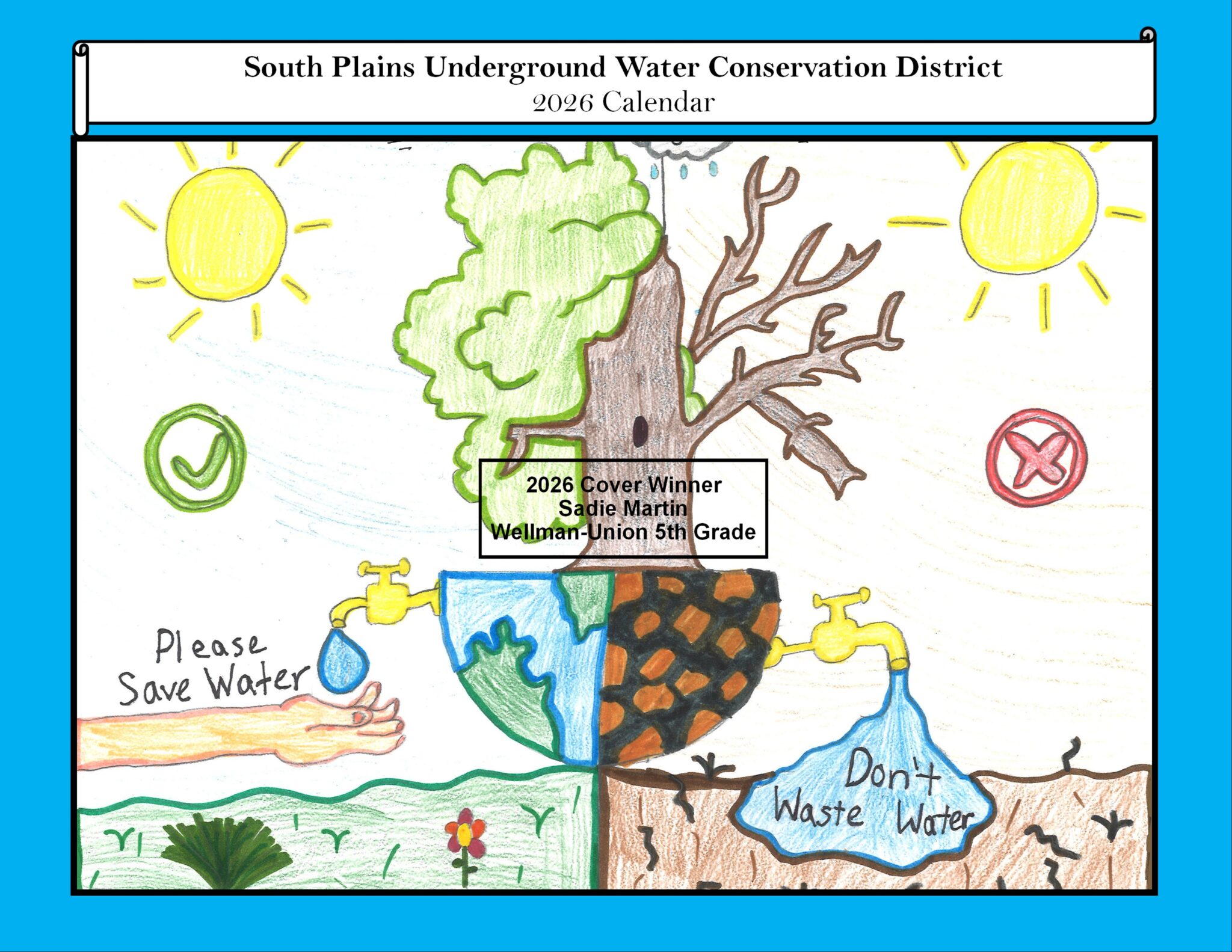 2026 South Plains UWCD Water Conservation Calendars Available ...